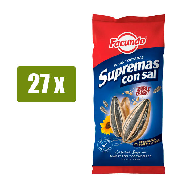 FACUNDO Pipas de Girasol Suprema con Sal 120g – Mesa Del Sur
