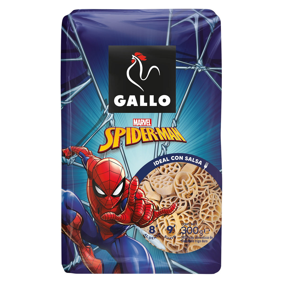 GALLO Pasta Marvel Spiderman Marvel 300g – Mesa Del Sur
