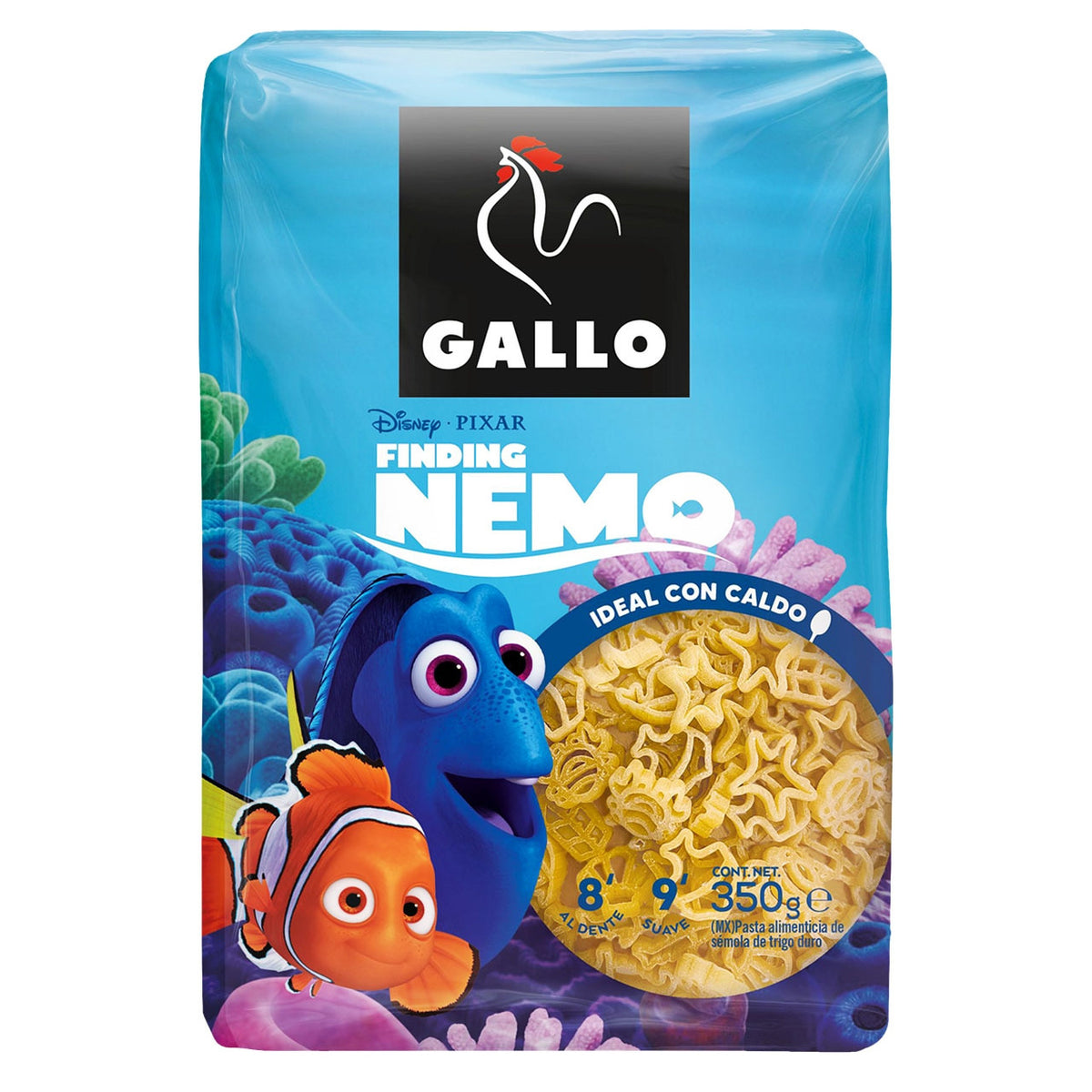 GALLO Pasta Nemo Disney 350g – Mesa Del Sur