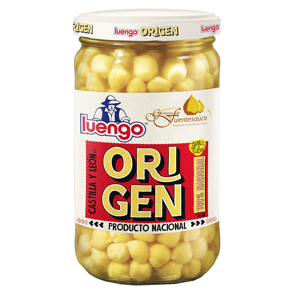 LUENGO Origen Garbanzo cocidos IGP Fuentesaúco 570g – Mesa Del Sur