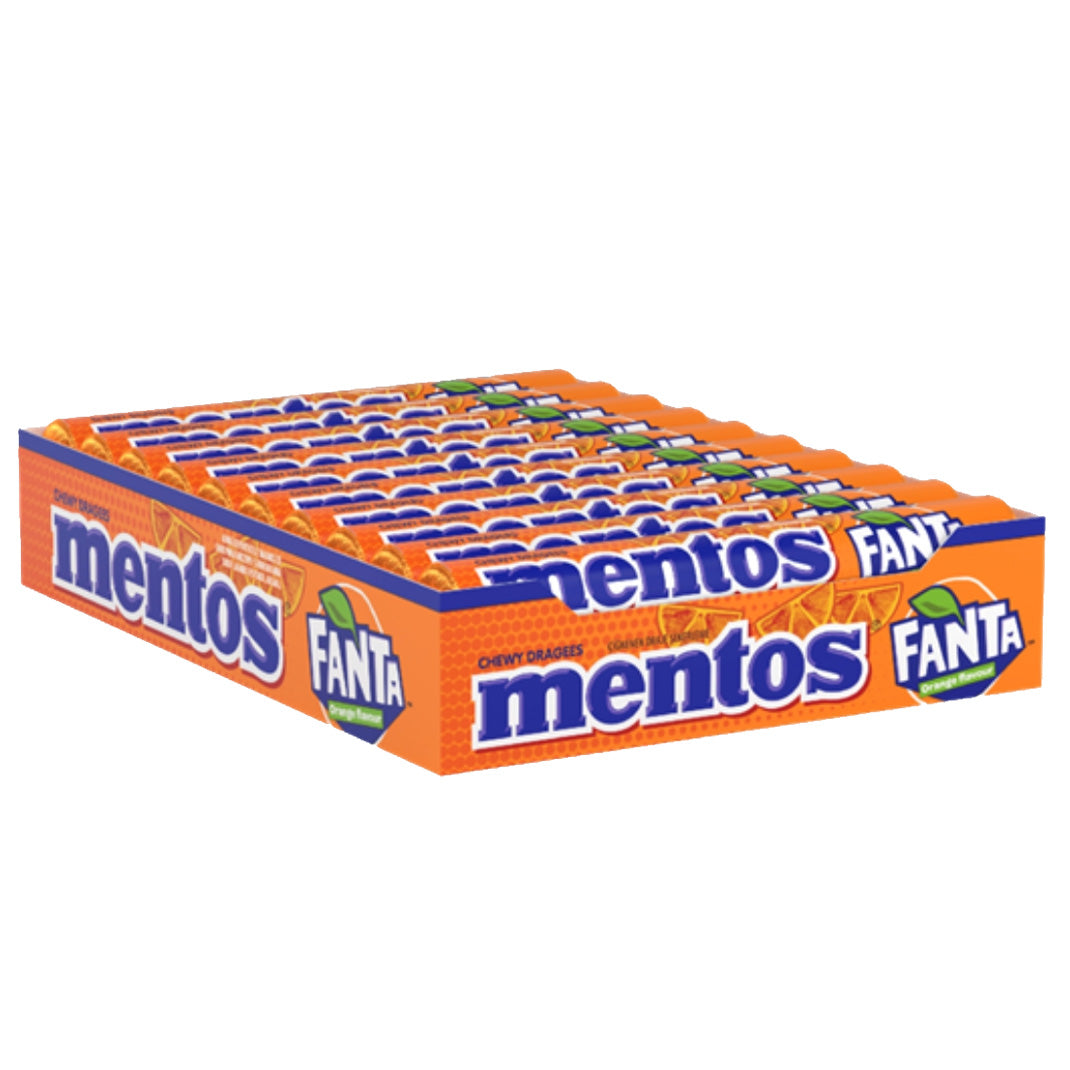 MENTOS 20 x Fanta sabor naranja – Mesa Del Sur