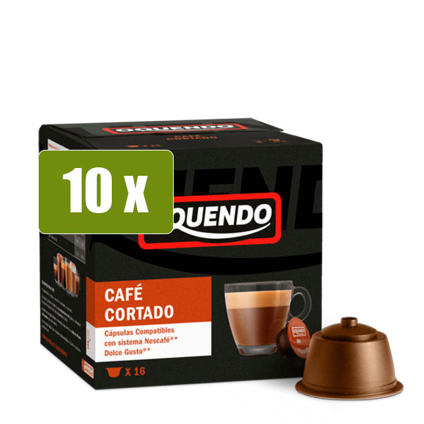OQUENDO Café Cortado – 16 cápsulas - Dolce Gusto – Mesa Del Sur