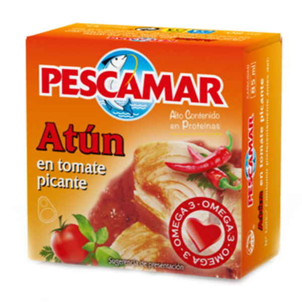 PESCAMAR Atún en tomate picante 80g – Mesa Del Sur