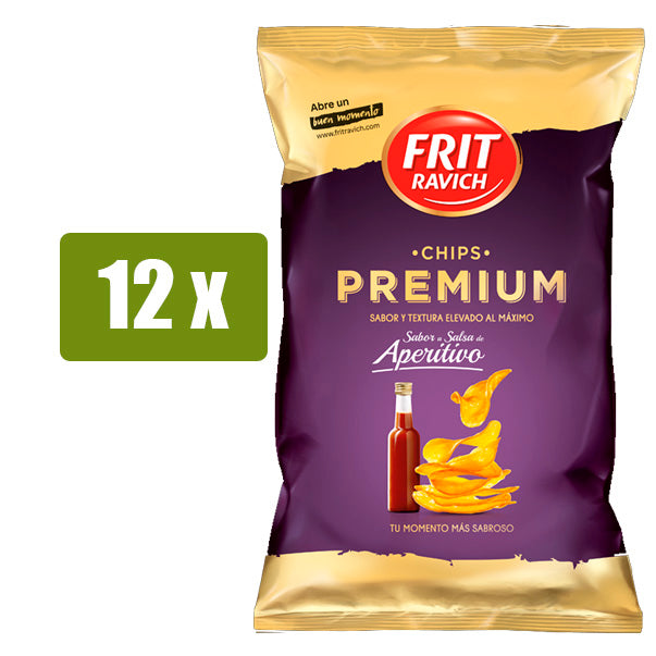 FRIT RAVICH Premium 12 x patatas fritas sabor a salsa de aperitivo 150 ...