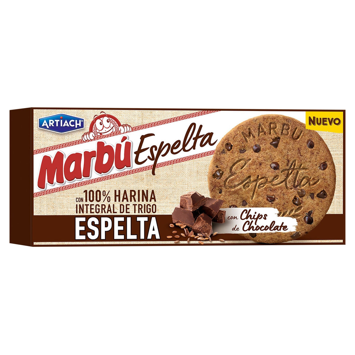 ARTIACH Marbú Galletas de espelta con pepitas de chocolate 300g – Mesa ...