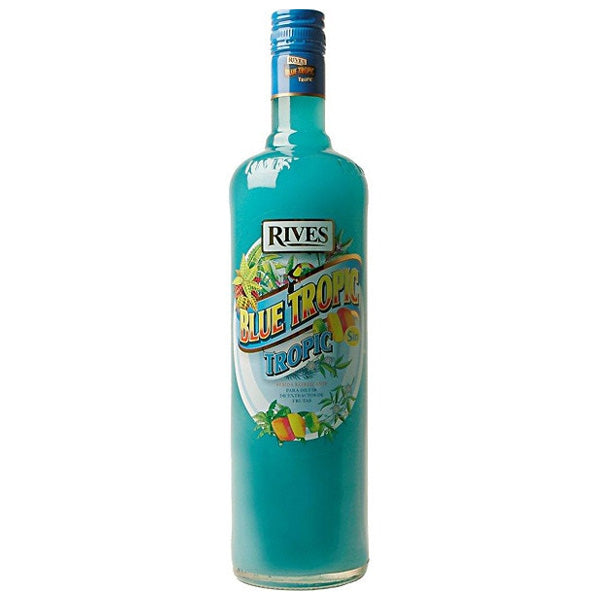 RIVES Licor Blue Tropic SIN ALCOHOL 1L – Mesa Del Sur